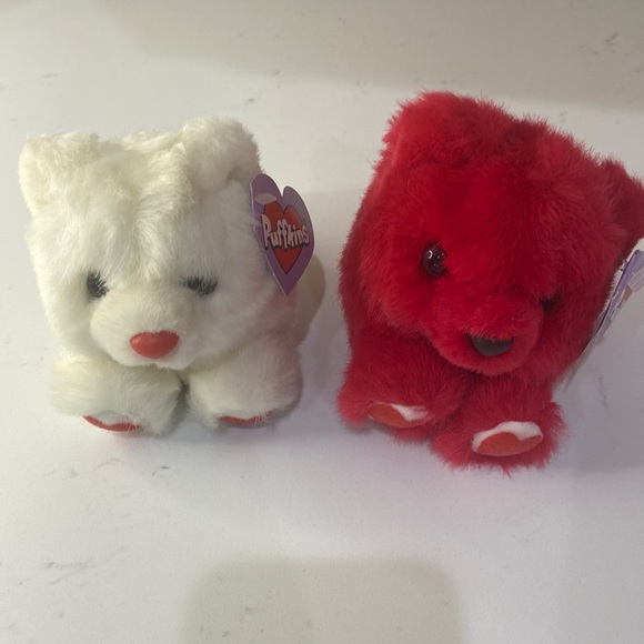 Swibco | Toys | Vintage Puffkins Bear Set Valentines Day Home Decor ...